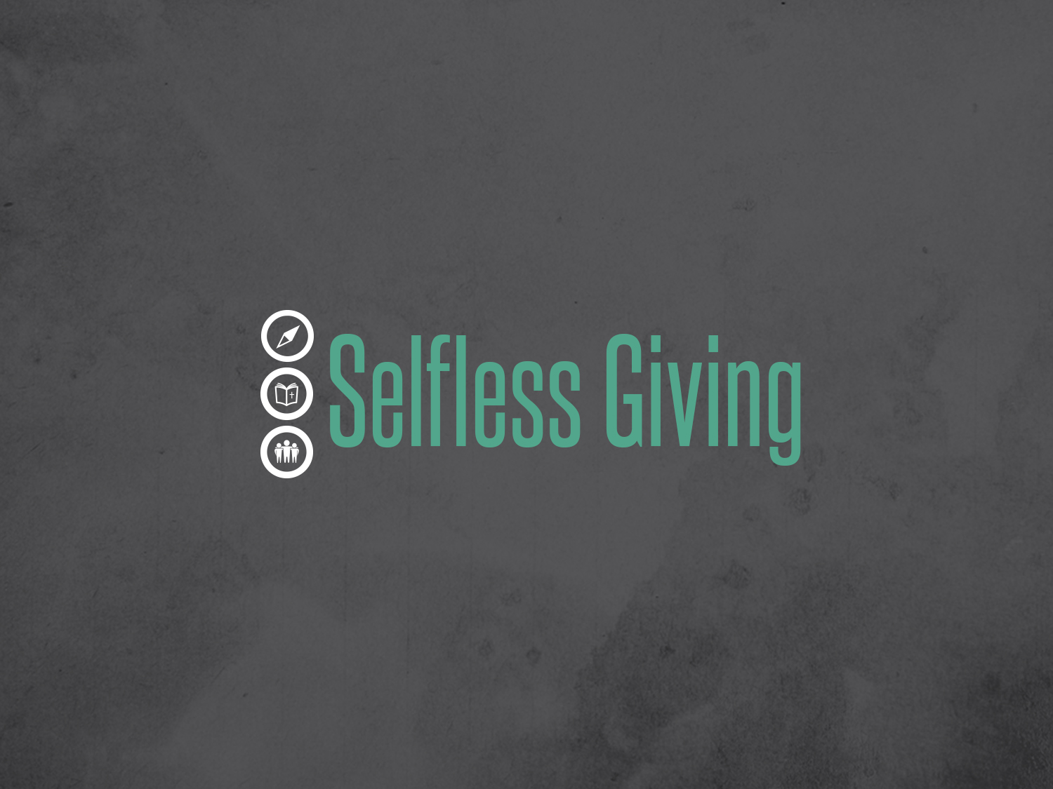 Selfless Giving - SOMA Tyler